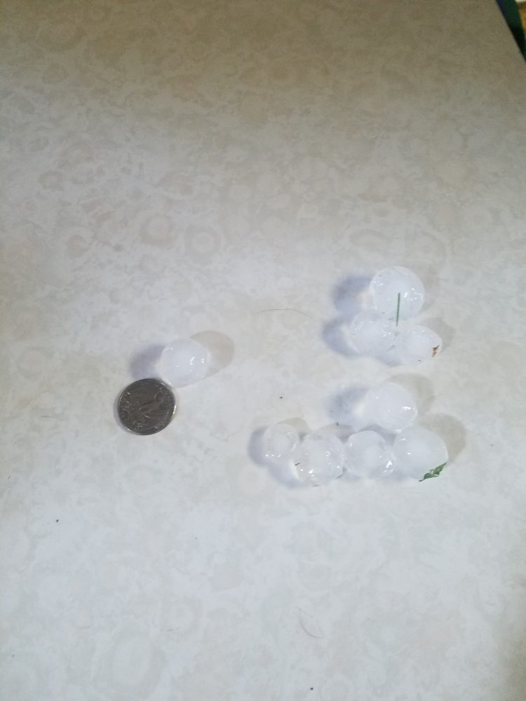 Hail stones - SkySpy Photos, Images, Video